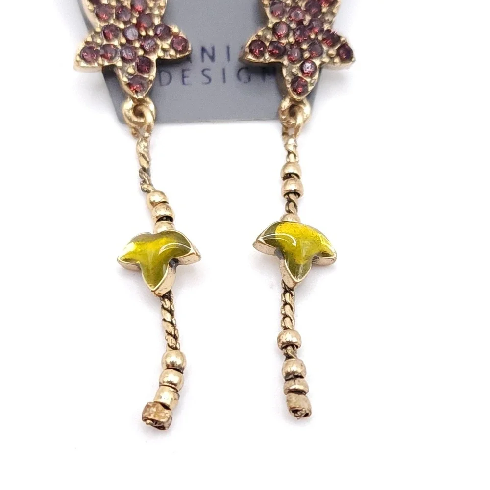 Pilgrim | Jewelry | Pilgrim 4k Gold Plated Swarovski Crystal Earrings ...
